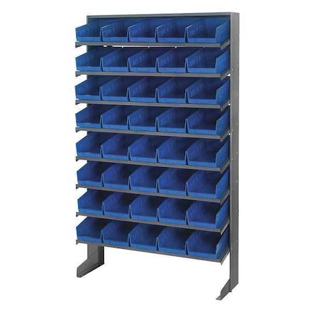 Quantum Storage Systems Steel Pick Rack, 12 in D x 60 in H x 36 in W, 8 ...