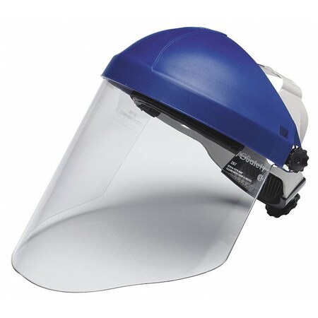 3M Faceshield Visor, Polycarbonate, Uncoated, 9 in Visor Height, 14.5 ...