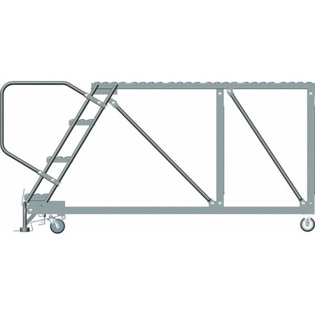 Ballymore Roll Work Platform, Steel, Single, 40 In.H SNR4-2460 | Zoro
