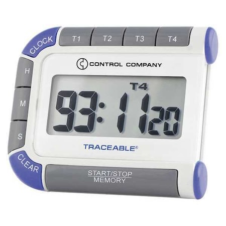 Traceable Multi-Colored Timer, 5/8 In. LCD 5012 | Zoro