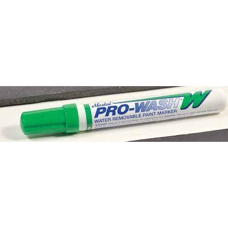 Markal Paint Marker, Medium Tip, Green Color Family, Paint 97036 | Zoro