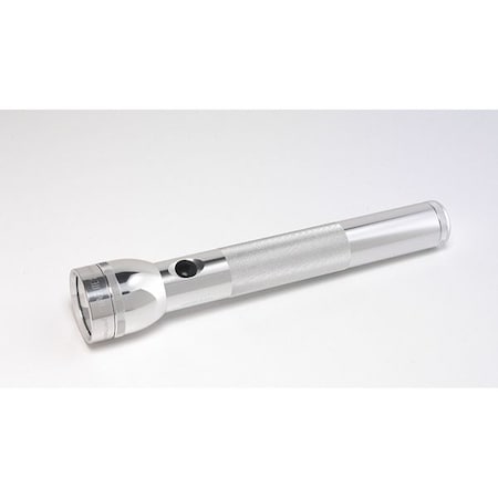 Maglite Silver No Xenon Industrial Handheld Flashlight, Alkaline D, 45 ...