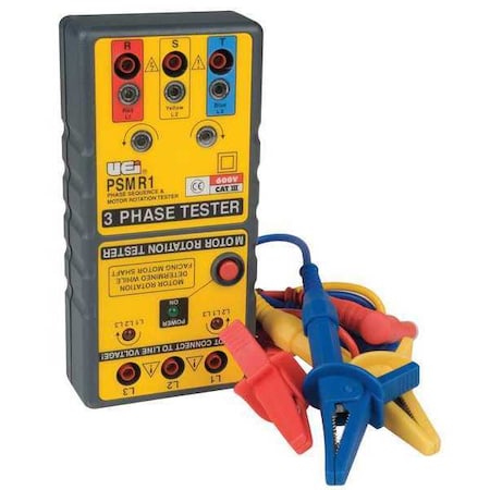 Uei Test Instruments Phase Sequence Motor Rotation Tester PSMR1 | Zoro