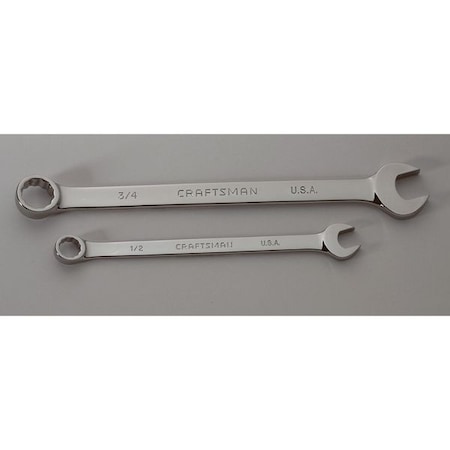 Craftsman Combination Wrench, 5/16In., 5/16In. OAL 9-45974 | Zoro
