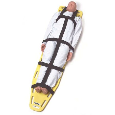 Zoro Select Stretcher Strap, Loop Lock End, 5 ft., Blk 1200BK | Zoro