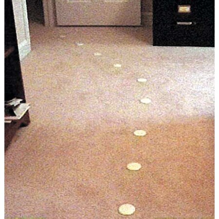 Addlight Floor Arrow Rectangular Marker, 4-1/4" Height, 7" Width, Aluminum, Rectangle, No Text ...