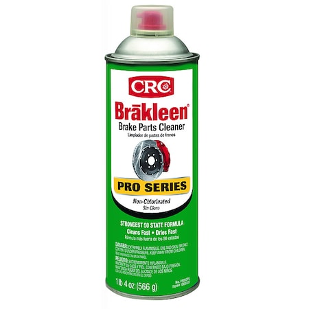 Crc Brakleen Pro Series Non-Chlorinated Brake Parts Cleaner, 20 oz Can ...