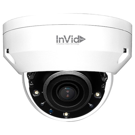 Invid Tech Dome Camera, Black-White, 5MP, Day/Night PAR-P5DRIR28NH-HDMI | Zoro