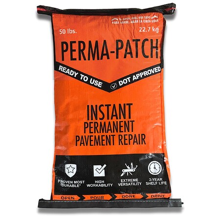 Perma-Patch Cold Patch, 50 lb PP-50-PLC | Zoro