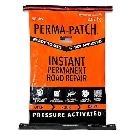 Perma-Patch Cold Patch, 50 lb PP-50-PLC | Zoro