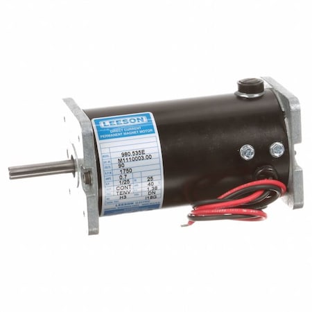 Leeson DC Permanent Magnet Motor, 90V DC, Round M1110003.00 | Zoro