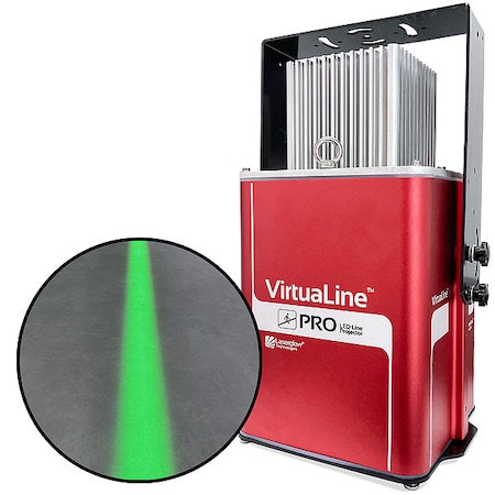 Laserglow Technologies Fixed Image Projector, Straight Line, 10 in W ...