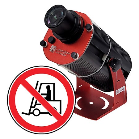 Laserglow Technologies Fixed Image Projector, No Forklift, 6 in W, 18 ...