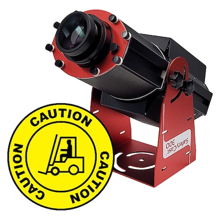 Laserglow Technologies Fixed Image Projector, Forklift Caution, 9 in W ...