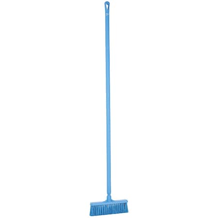 Remco 12 in Sweep Face Push Broom, Medium, Blue 31663/29623 | Zoro