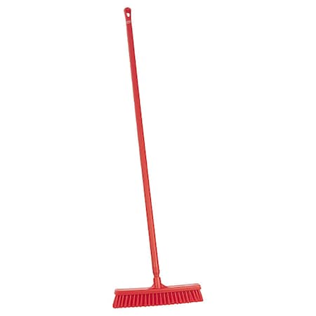 Remco 16 in Sweep Face Push Broom, Medium, Red 31794/29624 | Zoro