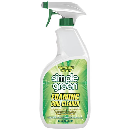 Simple Green Coil Cleaner/Degreaser, 30 oz Spray Bottle 0110101204032 ...