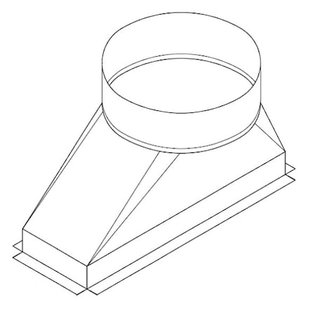 Friedrich Transition Kit, 15 in H, 20 in W, Metal VPTRL | Zoro