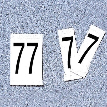 Electromark Number Label, 7, 2 In. H, PK50 34098W7 | Zoro
