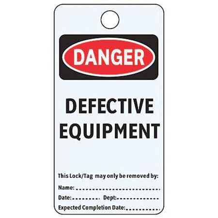 Electromark Danger Tag, 5-3/4 x 3 In, Cardstock, PK25 5023C2 | Zoro