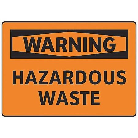 Electromark Warning Sign, 7 in Height, 10 in Width, Aluminum, English ...