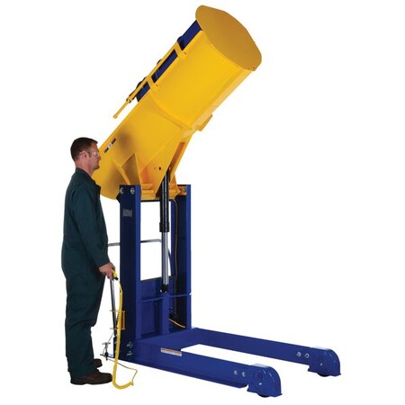 Vestil Drum Dumper, 48 In H, 750 lb.Cap HDD-48-7-P | Zoro