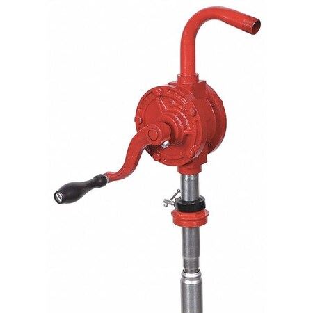 Zeeline Hand Drum Pump, Rotary, Cast Iron 962 | Zoro