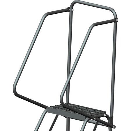 Ballymore 68" H Steel Rolling Ladder, 4 Steps, 450 lb. Load Capacity ...