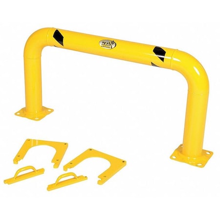 Zoro Select Bollard, Removable, 4-1/2", Yellow HPRO-RF-36-42-4 | Zoro