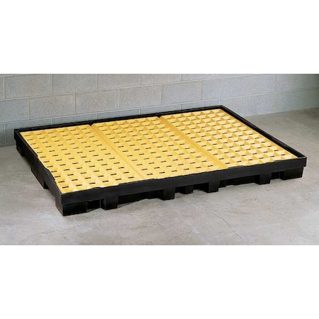 Zoro Select Spill Deck, 66 gal Spill Capacity, 6 Drums, 8,000 lb Load ...