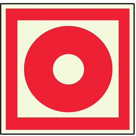 Addlight Fire Alarm Pictogram Sign, 8" Height, 8" Width, Aluminum ...