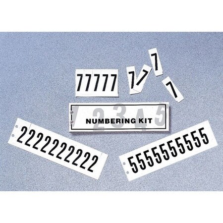 Electromark Number Label, 7, 2 In. H, PK50 34098W7 | Zoro
