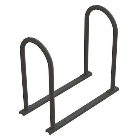 Madrax Bike Rack, 2-Sided, 4-Bike, Black/Silver UT160-4-B | Zoro