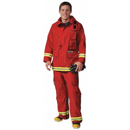 Fire-Dex Extrication Jacket, Red, XL, Indura Cotton WCXJIC RED XL | Zoro