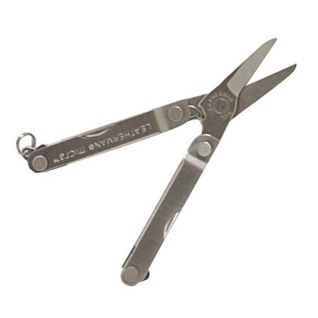 Leatherman Scissor Multi-Tool, Silver, 10 Tools 64010103K | Zoro