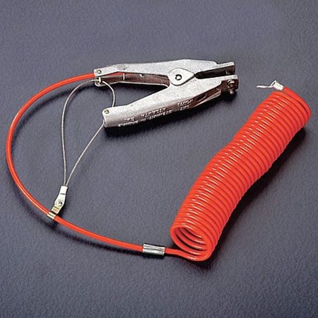 Zoro Select 20 ft. Insulated Coiled Grounding Wire OR RAC-20 | Zoro