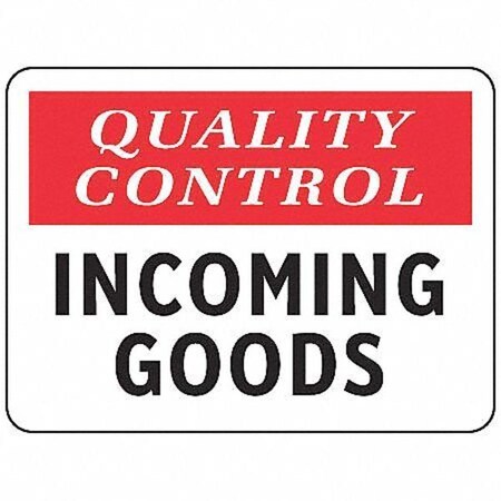 Electromark Quality Control Incoming Goods, 14" W x 10" H S1305-V10 | Zoro