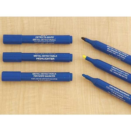 Detectapro Metal Detectable Dry Erase Marker, Red Color Family, 10 PK ...