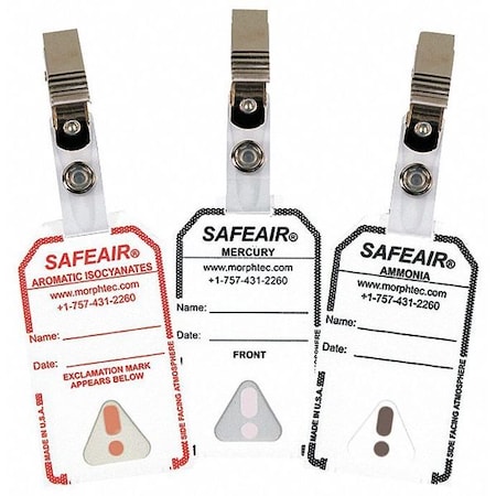 Safeair Badge Clip, For SafeAir Badges, PK10 401966 | Zoro