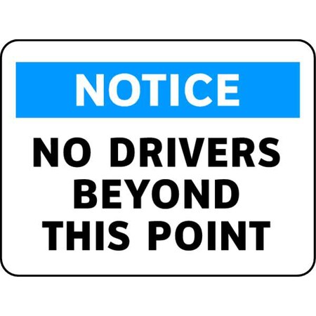 Electromark Admittance Sign, 10 in Height, 14 in Width, Plastic ...