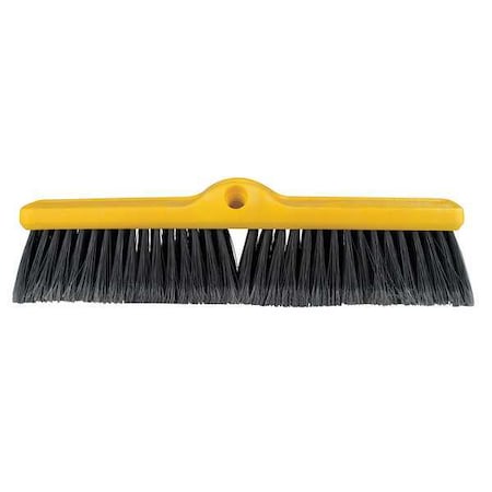 Rubbermaid 18" Sweep Face Push Broom, Gray FG9B0000GRAY | Zoro