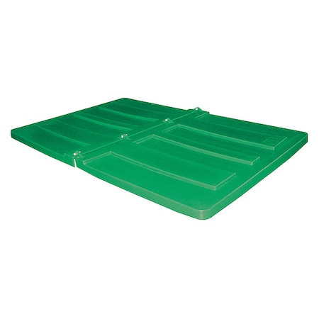 Zoro Select Tilt Truck Lid, Green, Fits 59-2/5 cu. ft. 2.2 CU-LID GREEN ...