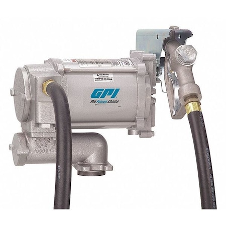Gpi Fuel Transfer Pump, 115VAC and 230VAC, 20 Max. Flow Rate , 1/3 HP ...