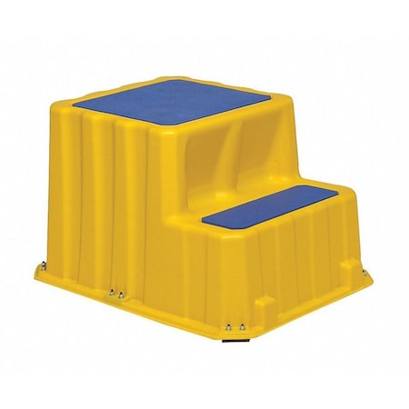 Premier Plastics Step Stand, Yellow, 25" H 5225 | Zoro