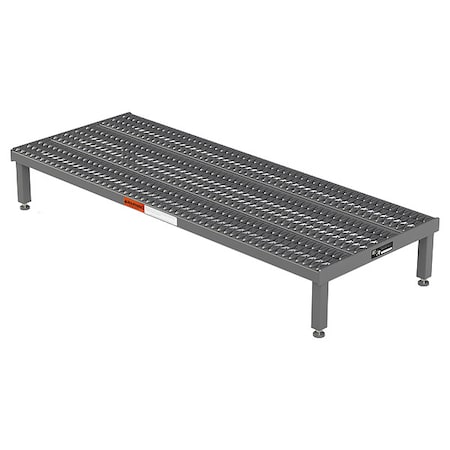 Zoro Select Work Platform, 9 in to 14 in H, 24 in W, 60 in D, Steel ...