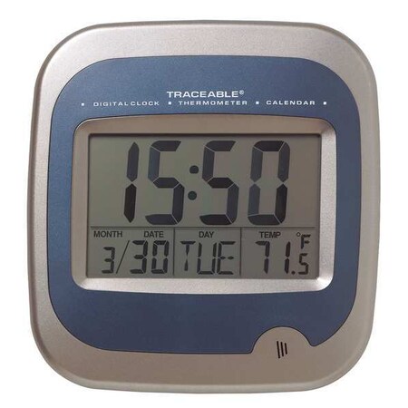 Traceable Digital Thermometer, 23 Degrees to 122 Degrees F for Wall or ...