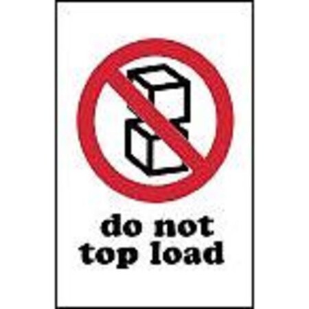 Zoro Select Shipping Label, Do Not Top Load DL4140-C | Zoro