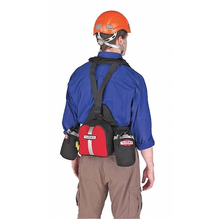 True North Wildland Gear Bag, Red, 1000D Cordura(R) SG313 | Zoro