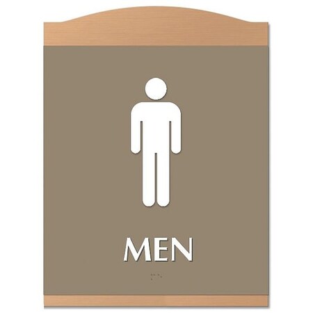 Intersign Men, 7" W x 9-1/8" H 62286-18 TAN | Zoro