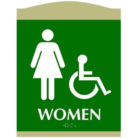 Intersign Women, 7" W x 9-3/8" H 62111-17 DARK BROWN | Zoro